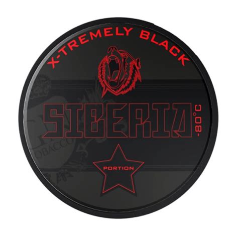 Купить снюс Siberia 80 Degrees Black Snustop