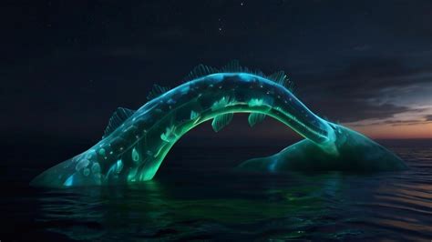 Premium Photo In The Dimly Lit Depths Of The Ocean A Luminous