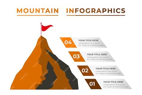 infografik element vorlage mit 4 schritten liste von optionen