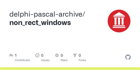 Github Delphi Pascal Archive Non Rect Windows