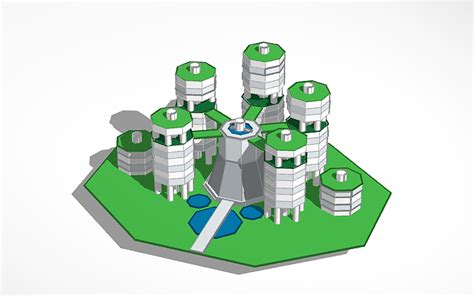 3d Design Agora Hanging Garden Concept Tinkercad