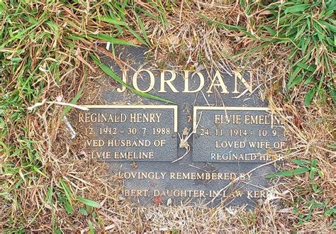 Reginald Henry Jordan 1912 1988 Find A Grave Memorial