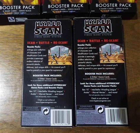 Lot 5 Hyper Scan X Men Booster Packs