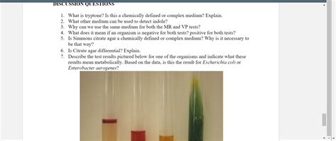 Solved 1 What Is Tryptone Is This A Chemically Defined Or