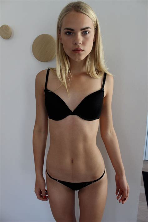 Skinny Young And Petite Model In Lingerie Ofeliaano