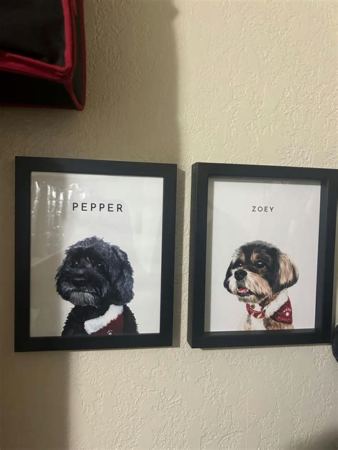Custom Watercolor Pet Portrait Print Hand Painted By Talented Artists