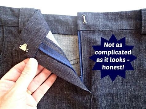 28 How To Sew Mock Fly Zipper EbenArtai