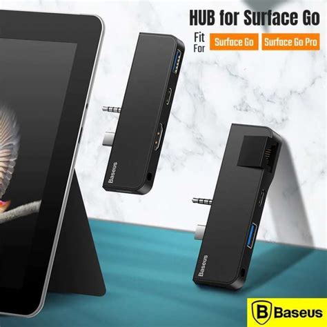 Jual Adapter Hub For Surface Go Baseus Usb Type C Audio Mm Hdmi Rj Di Seller Cullen Darrel