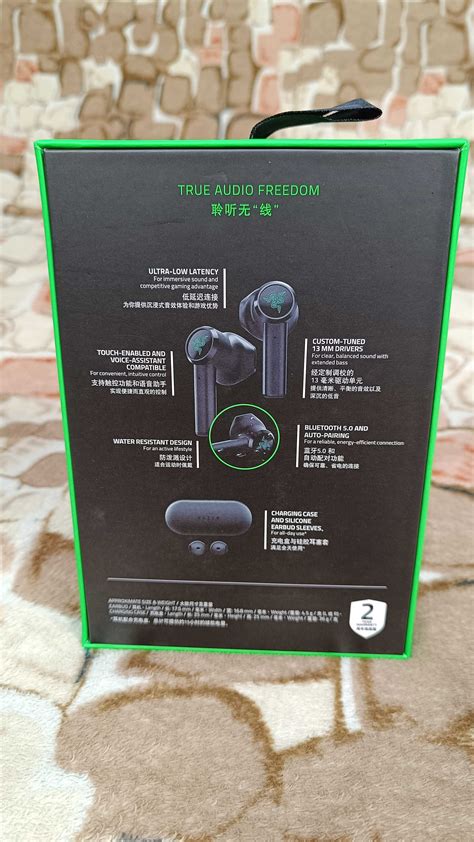 Беспроводные наушники Razer Hammerhead навушники райзер разр разер 880