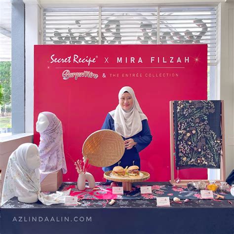 Mira Filzah Melancarkan Tudung Baru Dan Burgermira Secret Recipe