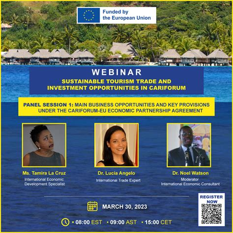 Sustainable Tourism Trade And Investment Opportunities In Cariforum