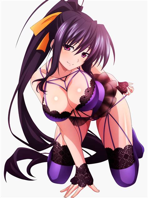Sexy Himejima Akeno Tits Lewd Boobs Cute High School Dxd Ecchi Hot