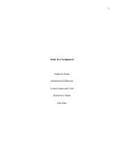 Order #0976004186-Week Two Assignment.docx - 1 Week Two Assignment Student's Name Institutional ...