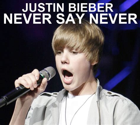 Justin Bieber Never Say Never Never Say Never Carakuin