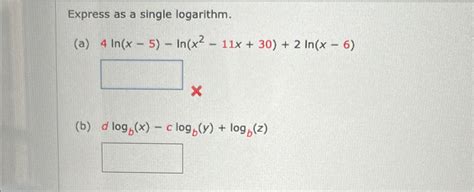Solved Express As A Single Chegg