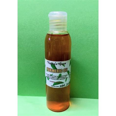 Turmeric Oil 100ml In Plastic Bottle Massage Oil Pain Killer