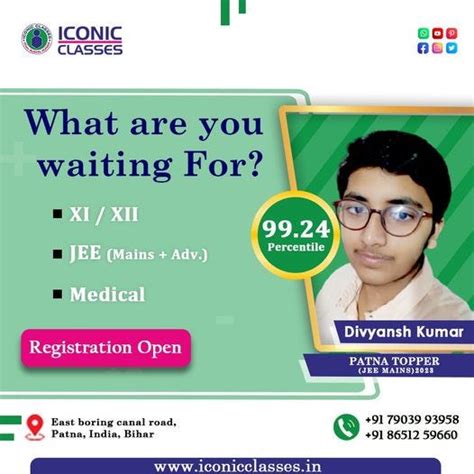 Get Admission In Foundation Iit Jee Neet Iconic Classes Iconic Classes Medium