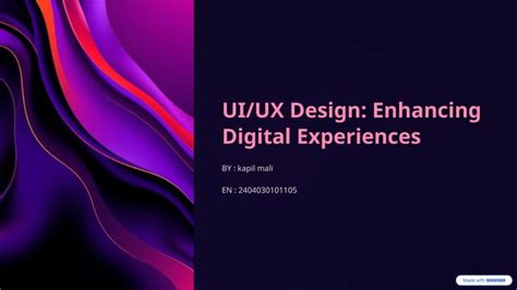 Uiux Design Enhancing Digital Experiencespptx