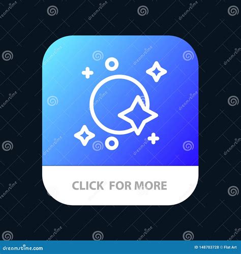 Astronomy Galaxy Satellite Space Spaceship Mobile App Button Android And Ios Line Version