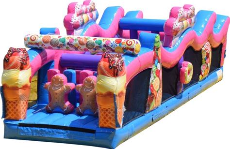 Candy Land 30 Obstacle Course Rental Bounce With Fun Times Winter