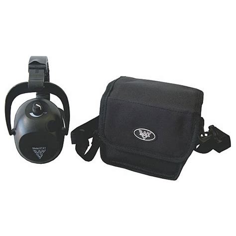 Ram Ear Tect Et E1 Electronic Ear Muffs Black With Case Campcraft®