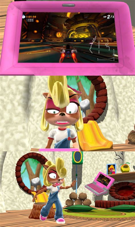 Coco Rages Over Ctr Developer Time Trials By Miraculousthomasfan On Deviantart