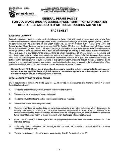 Fillable Online FOR COVERAGE UNDER GENERAL NPDES PERMIT FOR STORMWATER