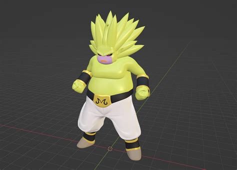 Super Majin Duu Dragonball Daima 3d Model By Summerforce