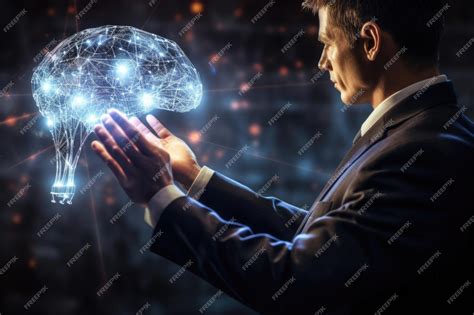 Premium Photo Ai Concepts For Deep Learning In Business Operations With Holographic Neural Network