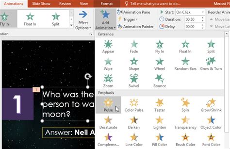powerpoint 2016 animating text and objects