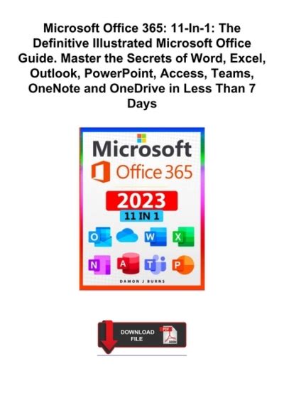 Pdfread Microsoft Office 365 11 In 1 The Definitive Illustrated