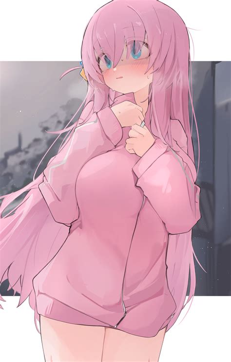 Mikozin Gotoh Hitori Bocchi The Rock Looking Away Highres 1girl