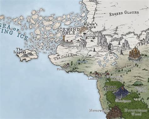 Icewind Dale Western Faerûn Dungeons And Dragons Dungeons And