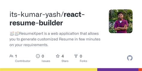GitHub Its Kumar Yash React Resume Builder ResumeXpert Is A Web Application That Allows You