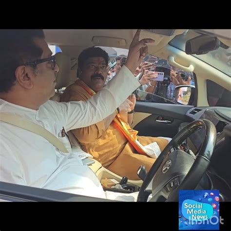 मनसे अध्यक्ष राज ठाकरे यांनी चालवली गाडी मनसे आमदार राजू पाटील यांचे स्टेरिंग राज ठाकरेंच्या