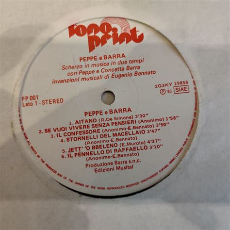 Pensierino50 Concetta Barra Discografia