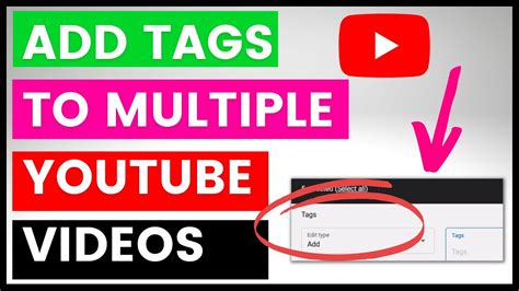 How To Add Tags To Mulitple YouTube Videos At Once YouTube
