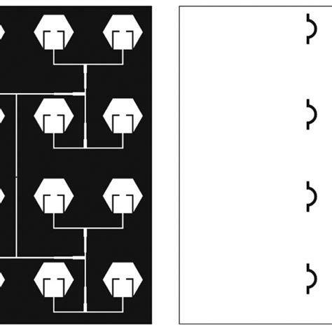 A 4 × 4 Antenna Array B Four Omega Shaped Dgs On Ground Plane