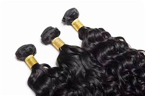 Maxine A Brazilian Water Wave Bundles With Closure Unprocessed Virgin Hair With Lace