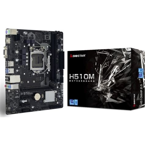 Материнская плата Biostar H510mhp 2 0 Lga 1200 Matx — купить в