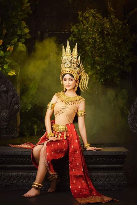 🇰🇭 អប្សរា Apsara Lady Of Angkor Era Cambodia Kingdom 🇰🇭 ตุ๊กตา