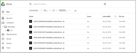 Windows Moving Google Drive File Meta Data Into An Excel Table