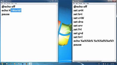 Batch Scripting 11 Basic Encryption Youtube