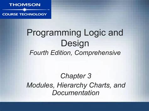 Ppt Programming Logic And Design Fourth Edition Comprehensive Powerpoint Presentation Id