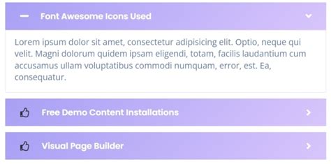 Advanced Accordion Elementor