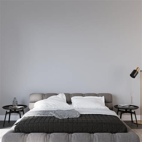 Premium Photo Modern Bedroom Wall Mockup 3d Render