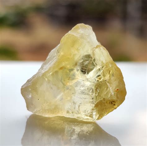 Natural Citrine Rough Gemstone 22ct Citrine Untreated Specimen Etsy