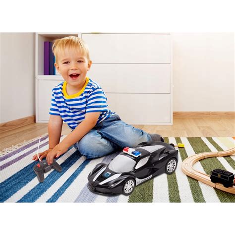 Модерен дизайн с дистанционно управление Rc полицейска кола дистанционно управление черно