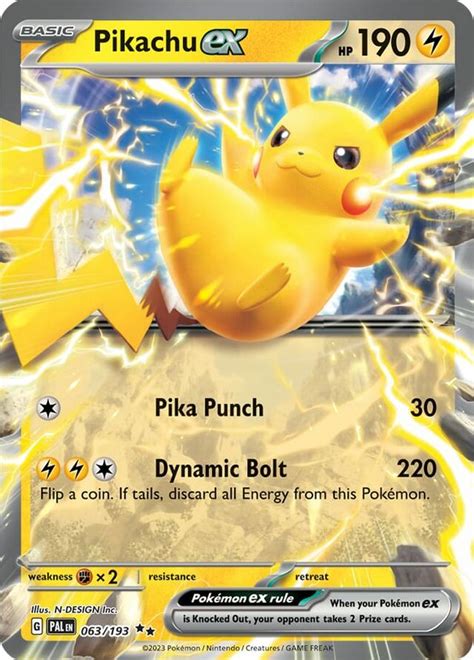 Pikachu Ex Paldea Evolved 63 Bulbapedia The Community Driven