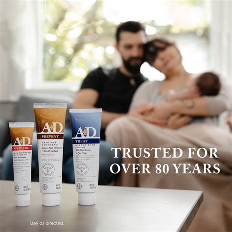 A D Original Diaper Rash Ointment Baby Skin Moisturizer Oz Tube
